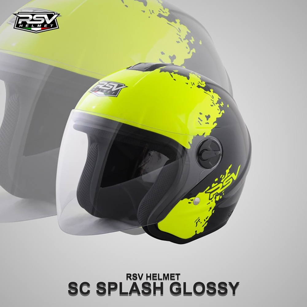 Jual Helm Halfface / RSV SUPERCOLOR / Splash Glossy / RSV Helmet ...
