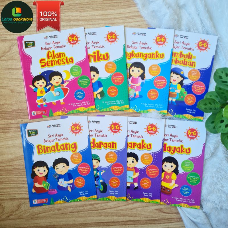Jual Paket Seri Asyik Belajar Tematik TK B Usia 5-6 Tahun (8 Buku ... Jual Paket Seri Asyik Belajar Tematik TK B Usia 5-6 Tahun (8 Buku ...