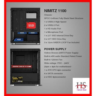 Jual CASING ARMAGGEDDON NIMITZ TR1100 WHITE EDITION (TANPA PSU ...