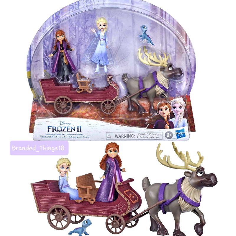 Jual Frozen Elsa Anna Kereta Salju Rusa Es Kutub Salamander Figure ...