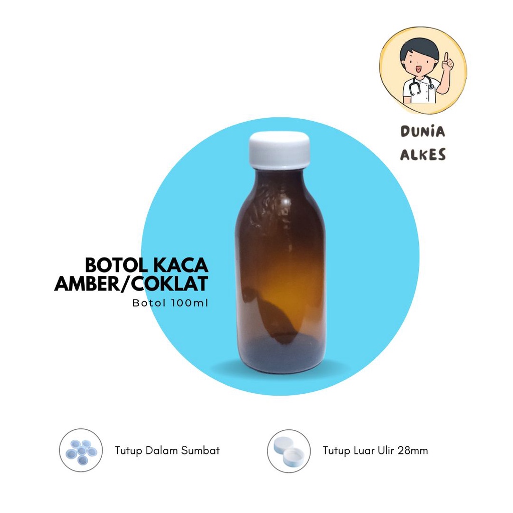 Jual BOTOL KACA 100ML / BOTOL AMBER 100ML / BOTOL COKLAT 100 ML ... Jual BOTOL KACA 100ML / BOTOL AMBER 100ML / BOTOL COKLAT 100 ML ...