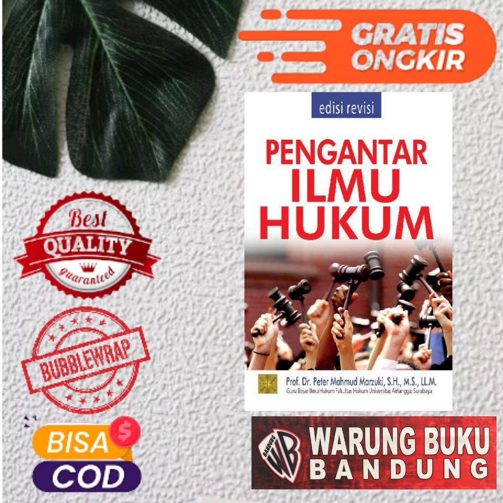 Jual Buku Pengantar Ilmu Hukum - Peter Mahmud Marzuki | Shopee Indonesia