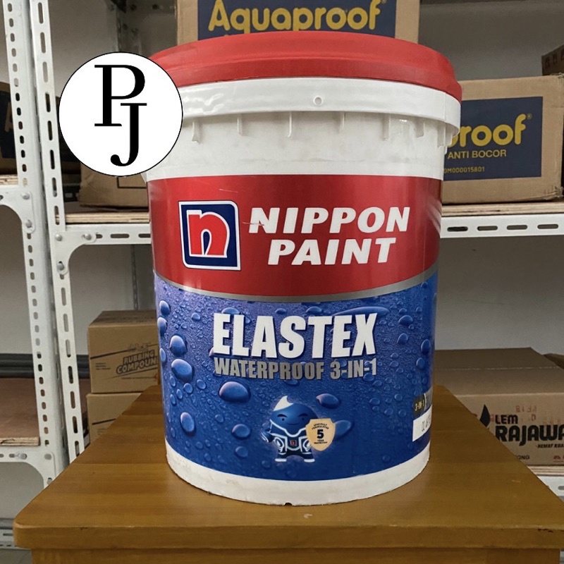 Jual ELASTEX WATERPROOF 3 in 1 by NIPPON PAINT ANTI BOCOR 20KG / 20 KG | Shopee Indonesia