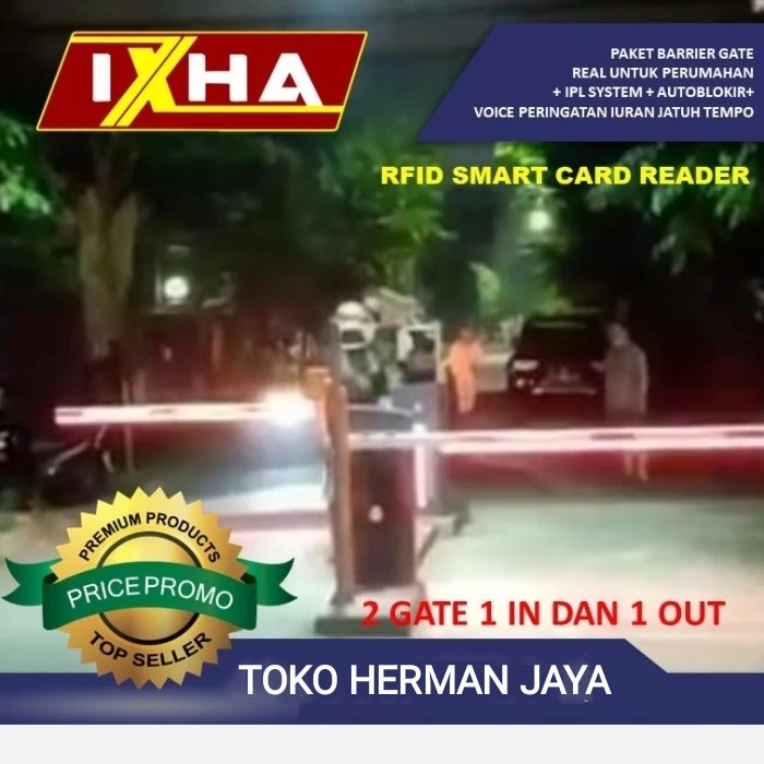 Jual Paket Gate Perumahan 2 gate 1 in dan 1 out dengan sistem IPL ...