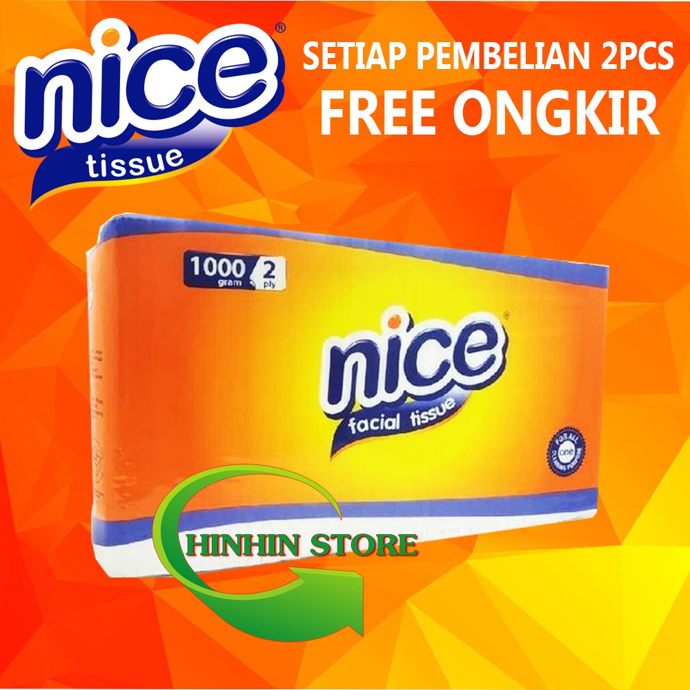 Jual TISSUE NICE 1000 gram/ TISU NICE 900 gram/ TISSUE KOTAK REFILL ...