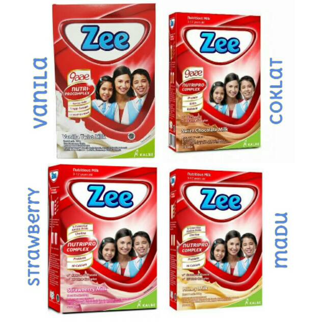 Jual Susu Zee 350 g Honey/Vanila/Coklat/Strawberry | Shopee Indonesia