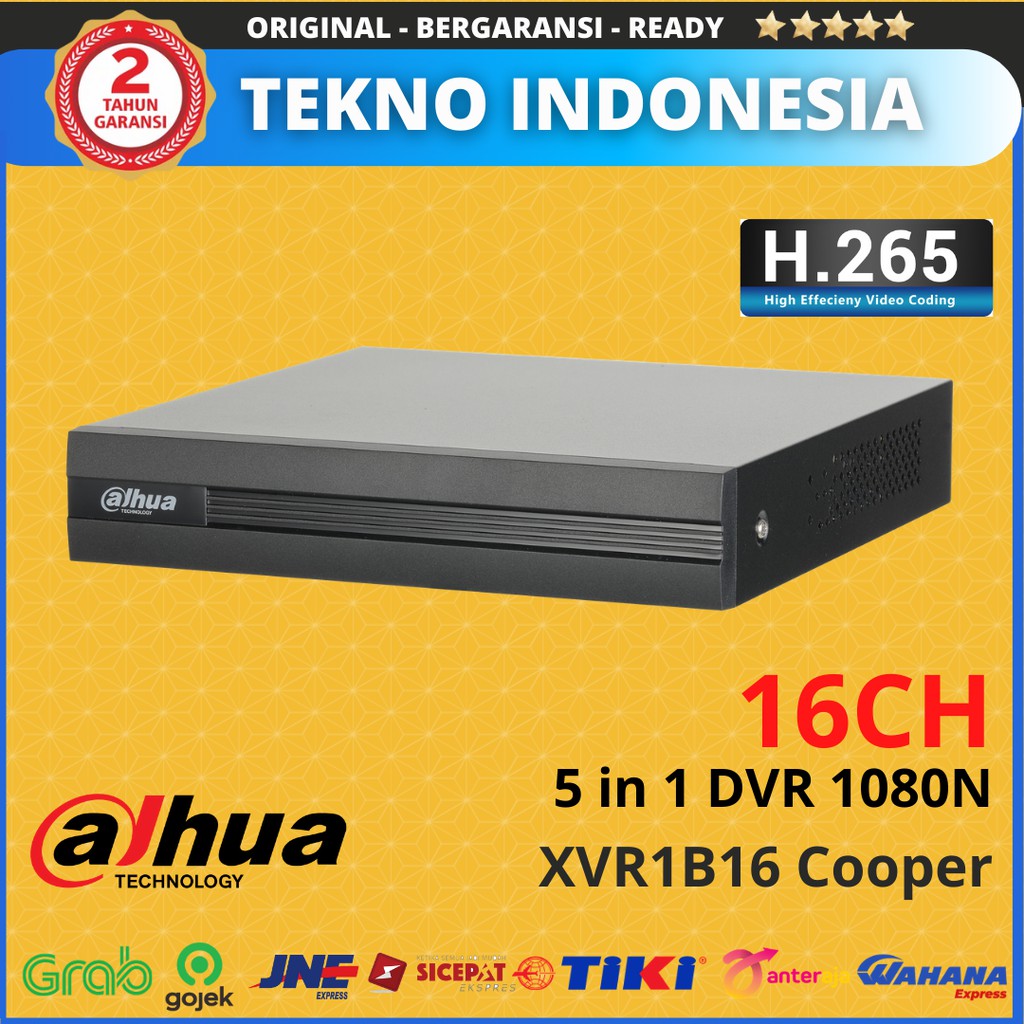 Jual DAHUA XVR1B16 DVR Cooper 16 Channel 16CH CCTV | Shopee Indonesia