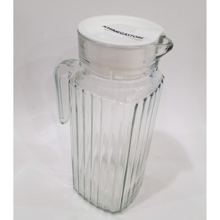 Jual Pitcher Water Jug 1 Liter Tempat Air Minum Kaca Pitcher Kaca KIG ...