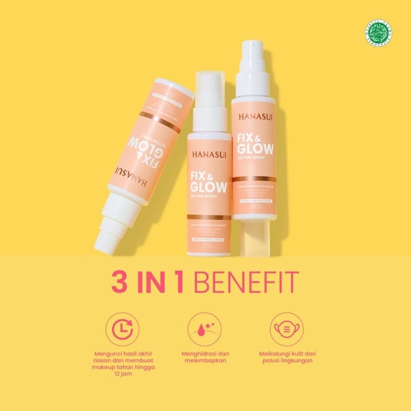 Jual Hanasui Fix & Glow Setting Spray | Shopee Indonesia