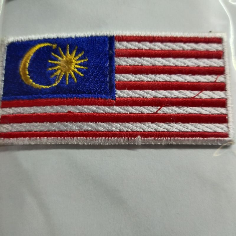 Jual emblem bordir patch bendera malaysia | Shopee Indonesia