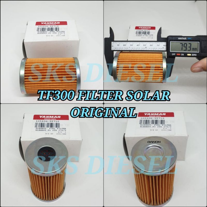 Jual TF300 TF-300 ELEMENT FUEL FILTER SARINGAN MINYAK SOLAR MESIN ...