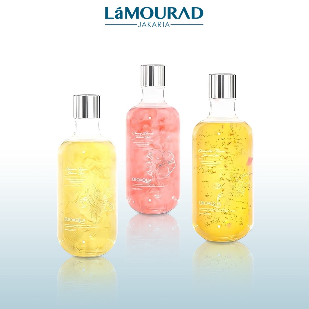 Jual BIOAQUA Shower Gel Abstract Fresh Petals Jasmine Flowers/Osmanthus/Cherry Blossom body wash ...