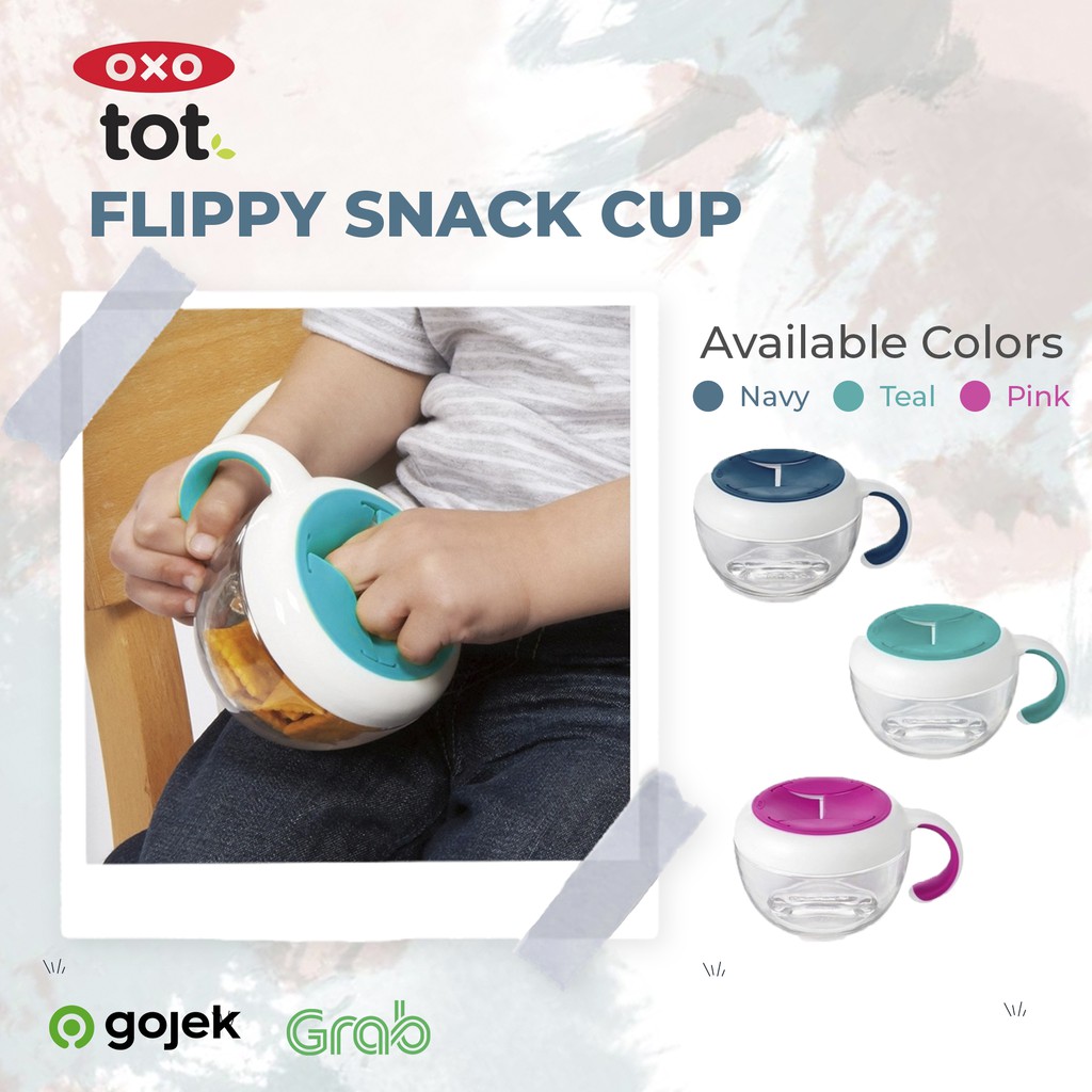 Jual Oxo Tot Flippy Snack Cup | Shopee Indonesia