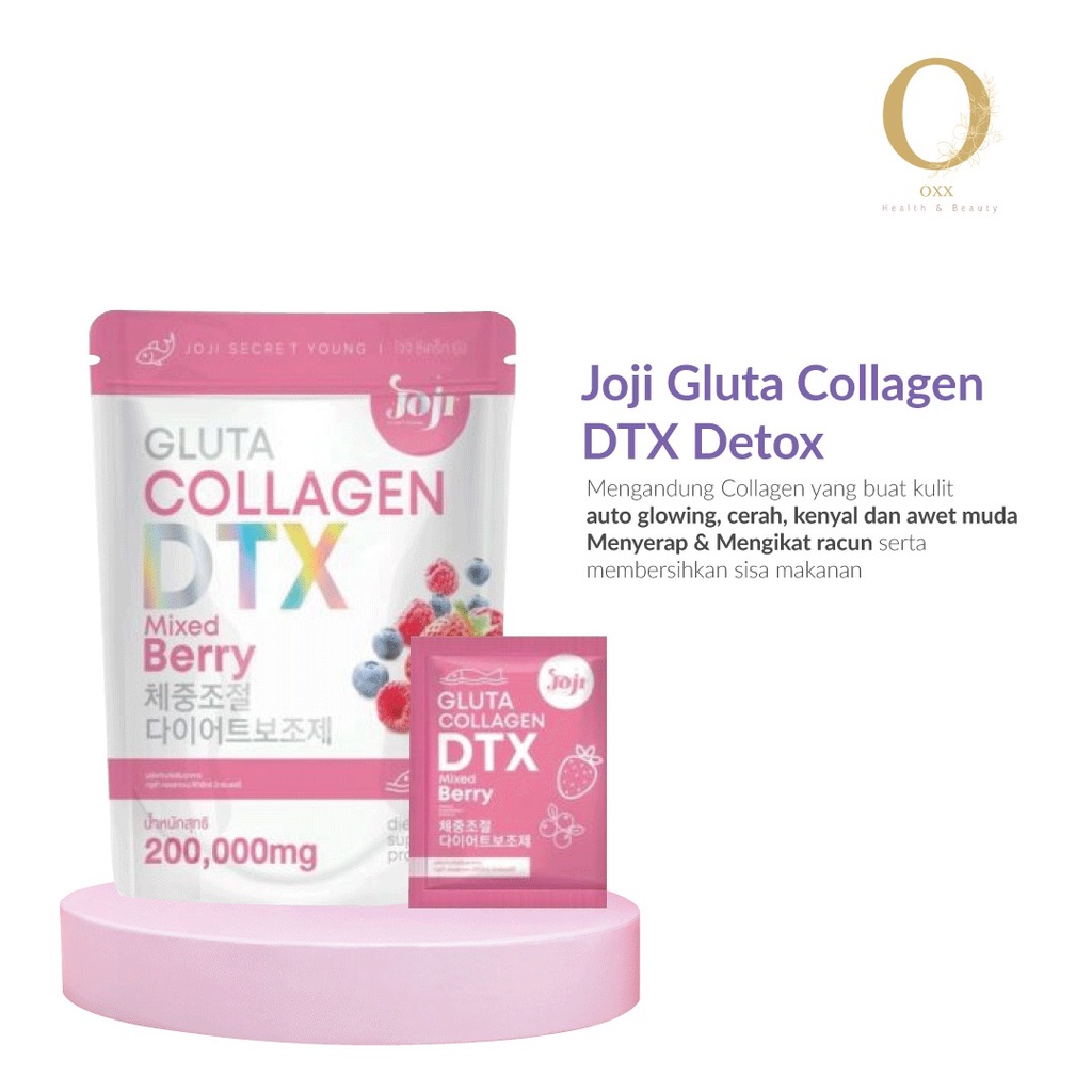 Jual [ORIGINAL] Joji Gluta Collagen DTX Detox // Collagen // Detox ...
