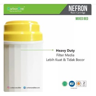 Jual FILTER AIR/ FILTER RESIN MIXED BED NEFRON ( DEMINERAL ) | Shopee ...