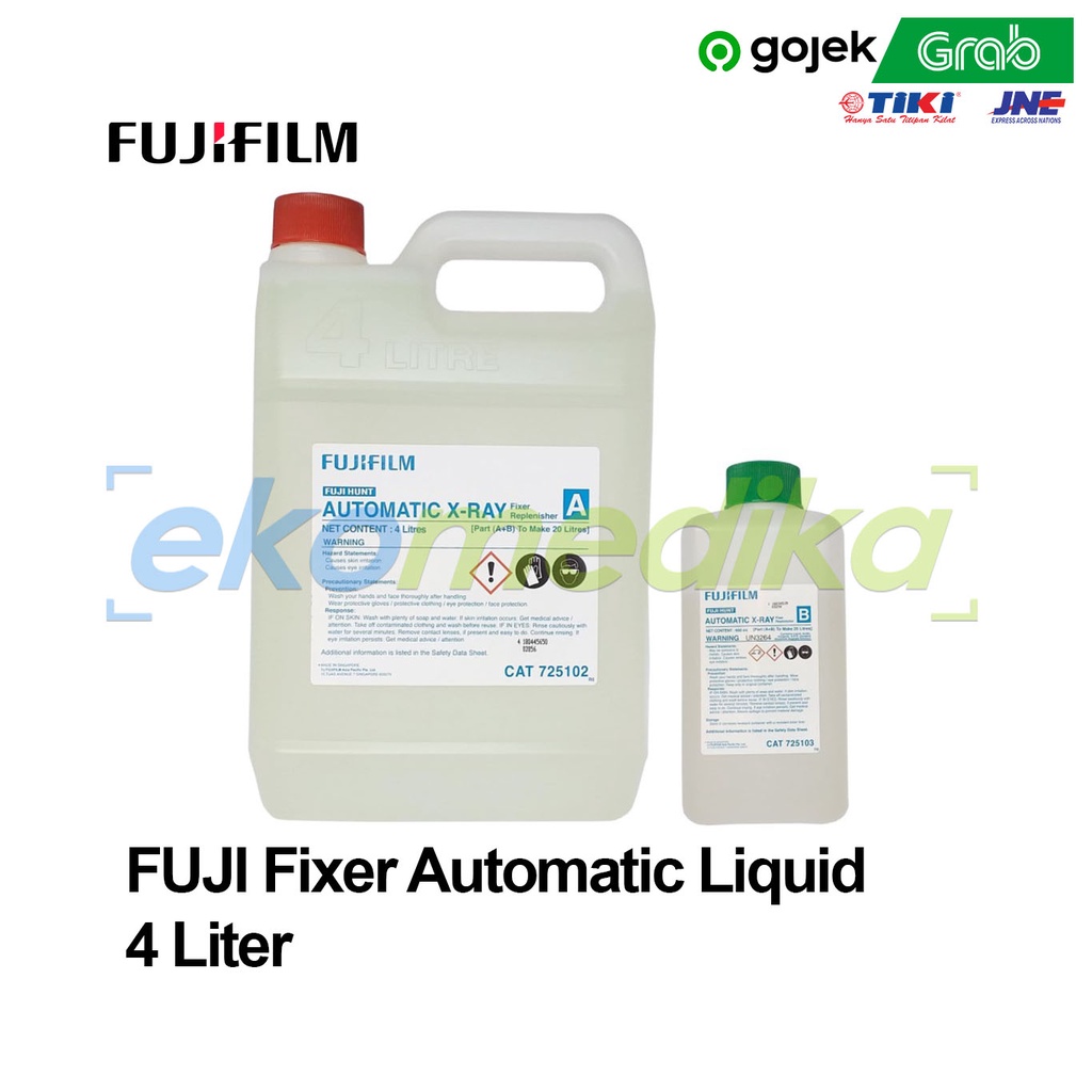 Jual Automatic X-Ray Fixer Replenisher Fuji Film 1 set 4 Liter / FUJI ...