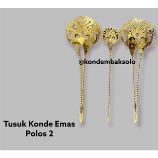 Jual Aneka Tusuk Konde Emas Polos | Shopee Indonesia
