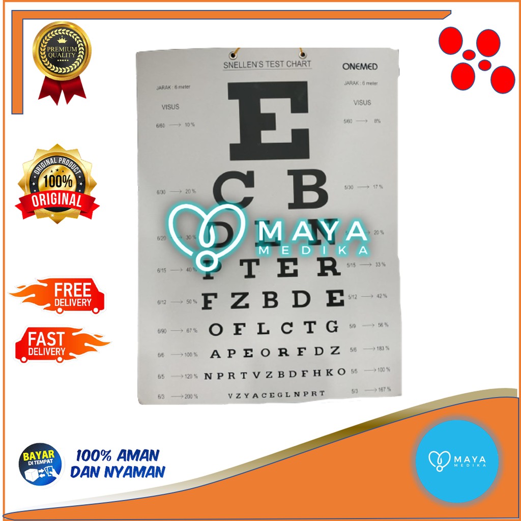 Jual Snellen Chart / OneMed | Shopee Indonesia