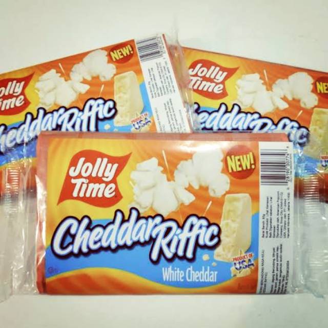 Jual Pop Corn Jolly Time Cheddar Riffic / Popcorn rasa Keju | Shopee ...