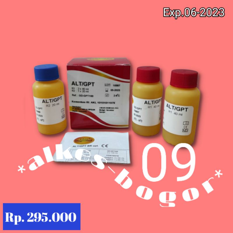Jual Reagen SGPT - reagen ALT/GPT 2x50ml glory diagnostics | Shopee Indonesia
