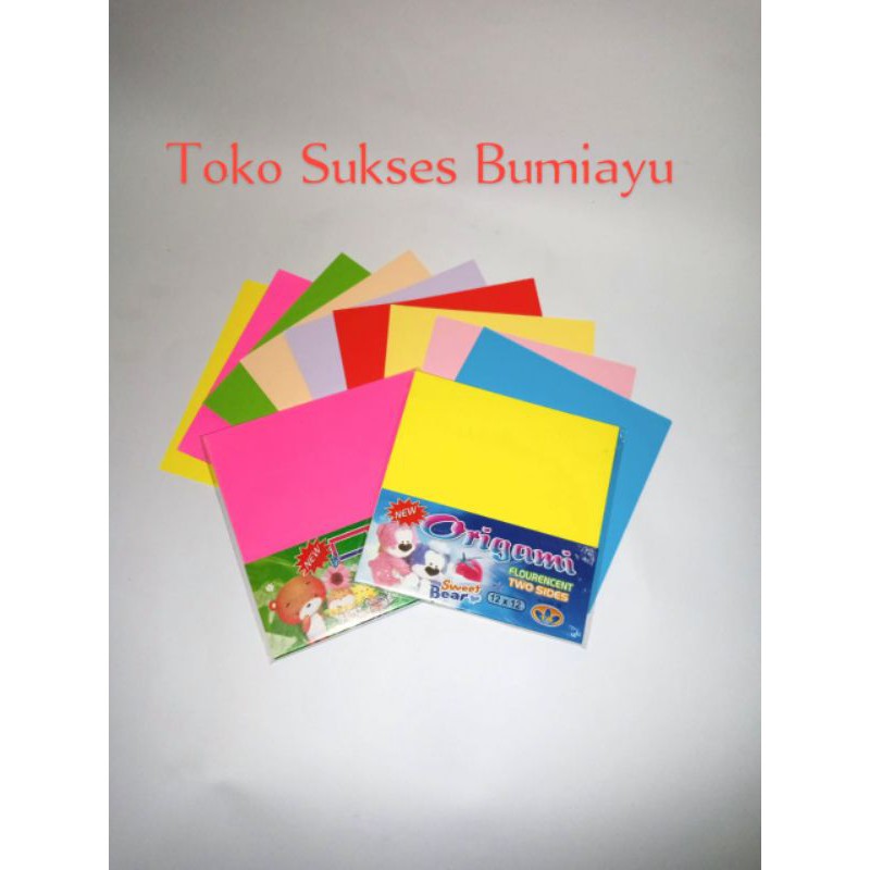 Jual Kertas Lipat Origami 12x12 isi 25lembar | Shopee Indonesia