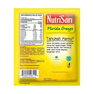Jual NutriSari Florida Orange Minuman Serbuk Rasa Jeruk Florida 1 ...