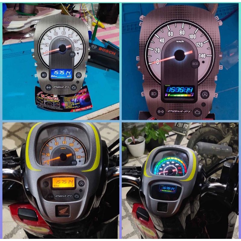 Jual Polaris lcd speedometer Scoopy polarizer lcd speedometer honda ...