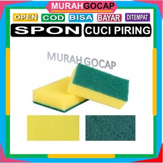 Jual Busa Spon Cuci Piring Sponge Busa Serbaguna Spon Busa 2 Sisi Kasar ...