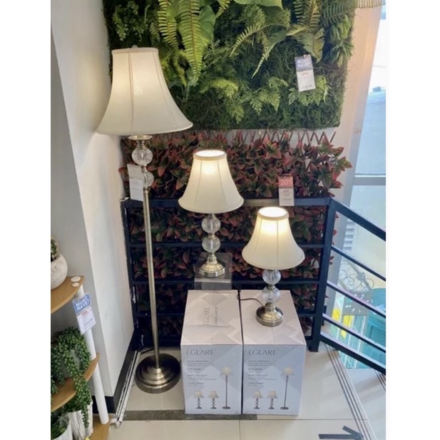 Jual SALE 50% dari 1.6juta 3 Set Lampu Antiqbrass Meja Lantai EGLARE ...