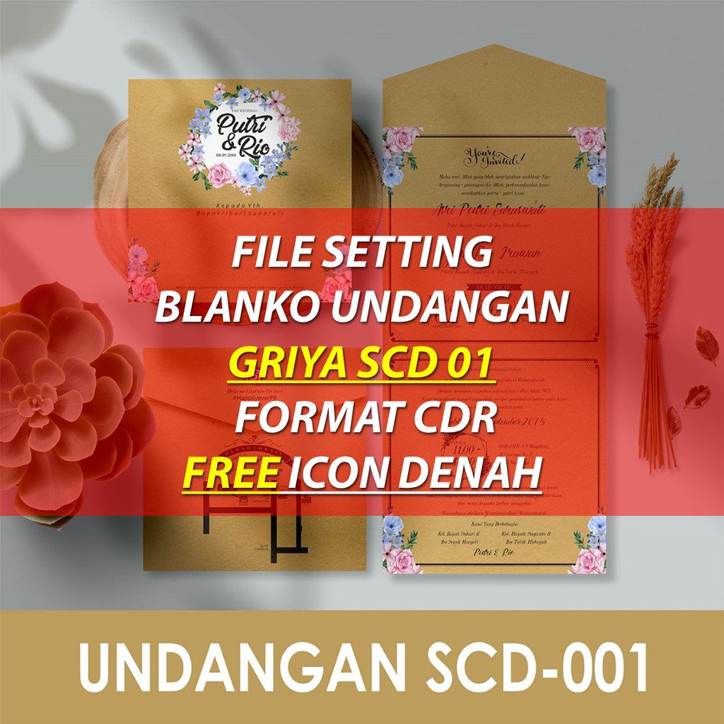 Jual FILE SETTING TEMPLATE DESAIN BLANKO GRIYA KARTU UNDANGAN FORMAT ...