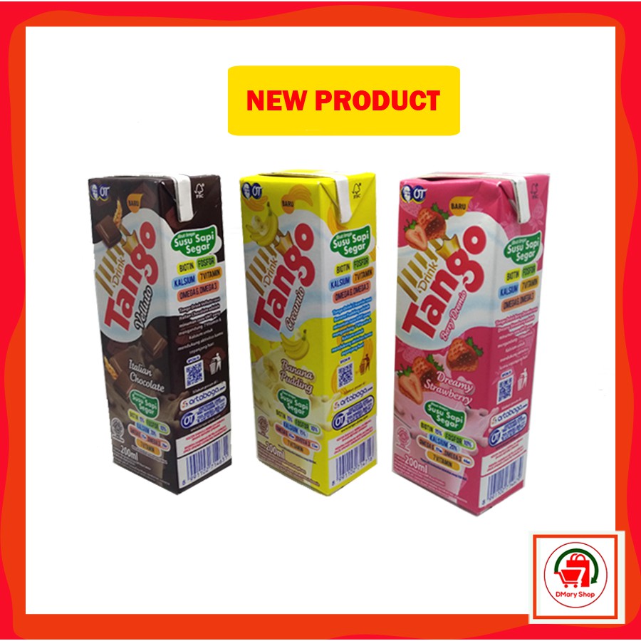 Jual Drink Tango Minuman Susu UHT 200 Ml | Shopee Indonesia
