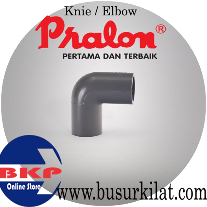 Jual Knie / Elbow 3/4" Inch Pvc 90" Degree Pralon (Aw) / Sambungan Pipa ...