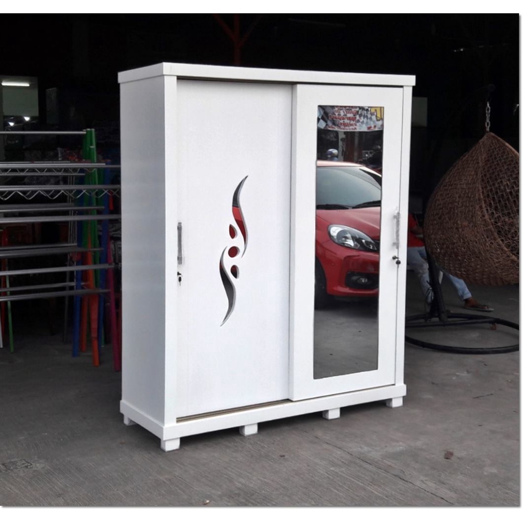 Jual Lemari 2 pintu moonlight putih Kujang Lemari Uk Besar | Shopee Indonesia