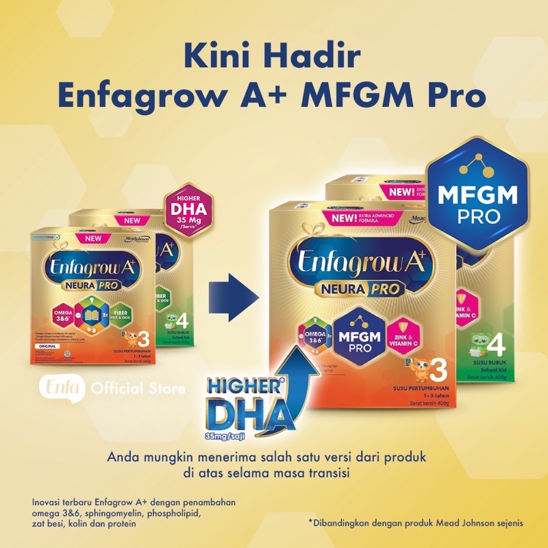 Jual Enfagrow A+ 3 Vanila 3000 gr - Susu Formula Pertumbuhan Batita ...