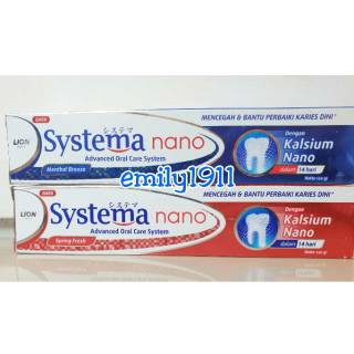 Jual Systema nano pasta gigi 120gr / 190gr / pro sensitive 104gr ...