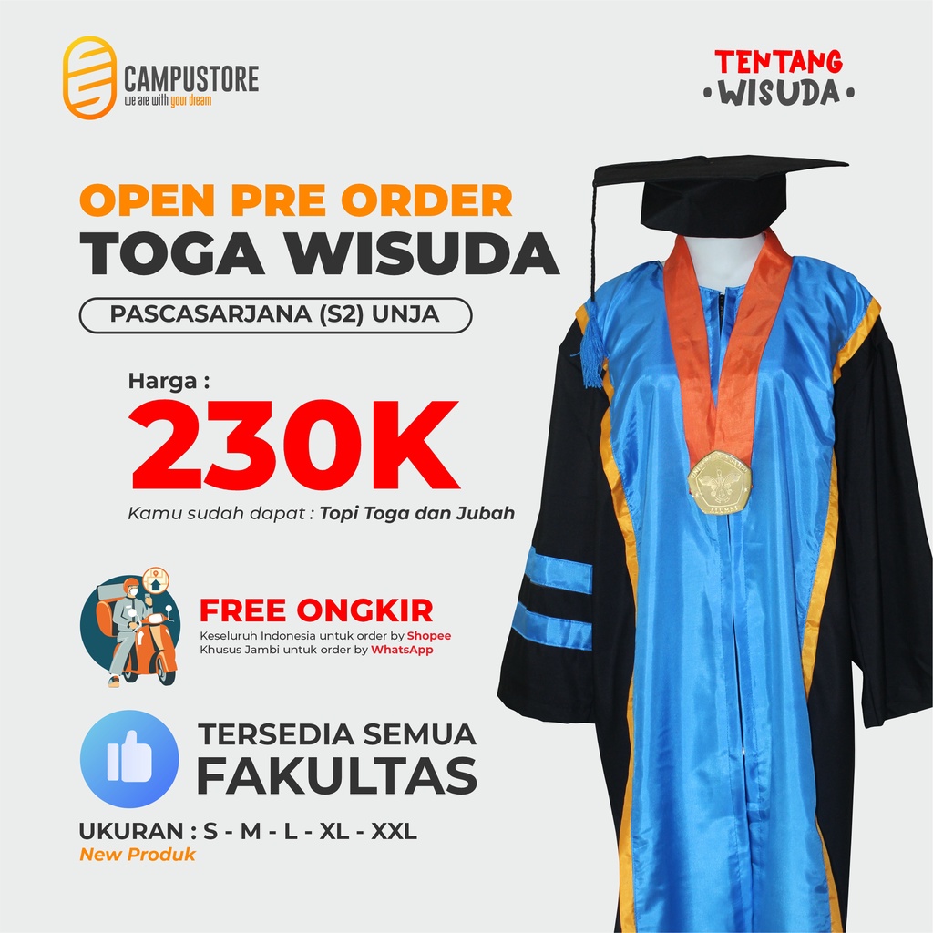 Harga Toga Wisuda Terbaru Agustus 2024 |BigGo Indonesia