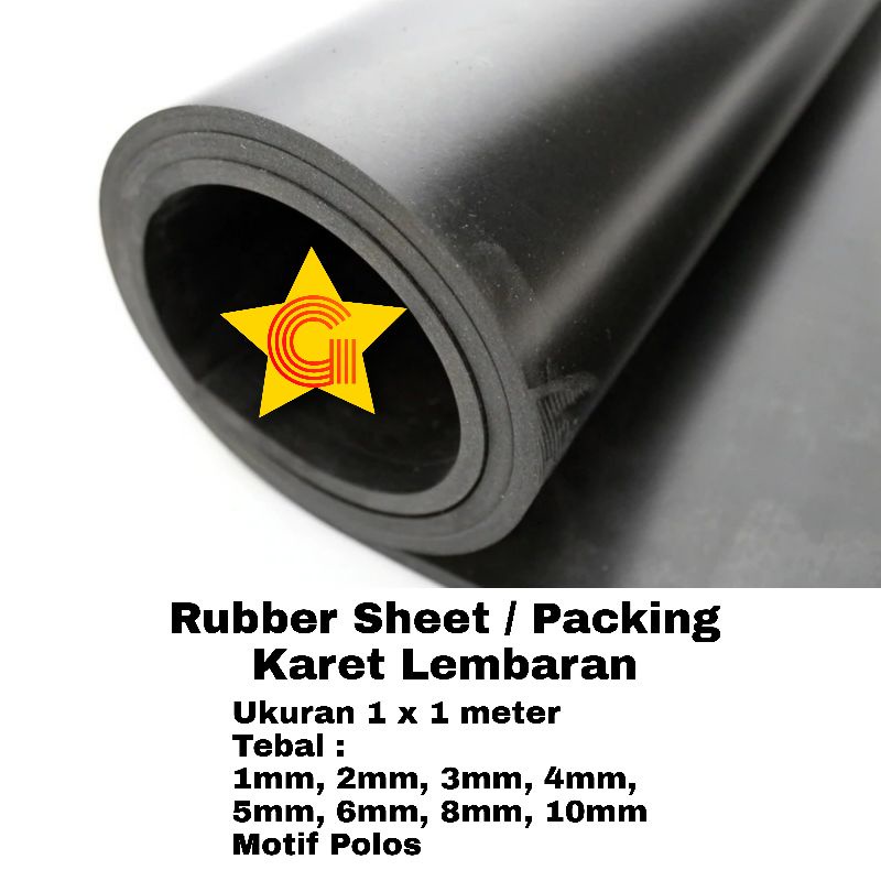 Jual Rubber Sheet / Karet Packing Lembaran 100x100cm 3mm Polos | Shopee Indonesia