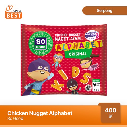 Jual Nugget Alphabet So Good 400 gr - Nugget Pilihan Anak yang Lezat ...