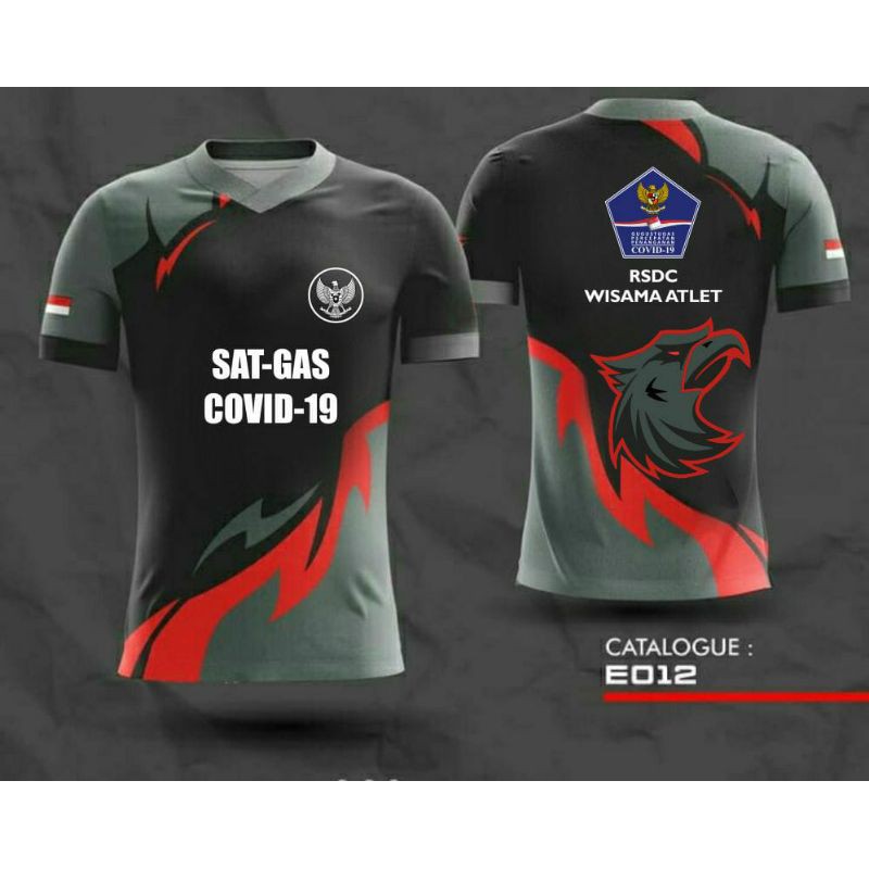 Jual Jersey Full Printing Bebas Desain Bahan Dryfit Indonesia|Shopee ...