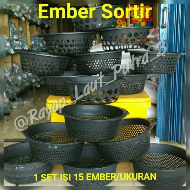 EMBER SORTIR LELE 1 SET (ISI 15 EMBER) | Shopee Indonesia