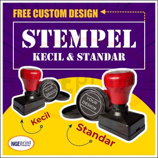 Jual [FREE DESIGN] Stempel Custom Logo, Stempel KOTAK/BULAT/OVAL ...