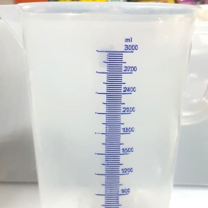 Jual GELAS UKUR / TAKAR / PLASTIK 3000 ml GREEN LEAF/ MEASURING CUP | Shopee Indonesia