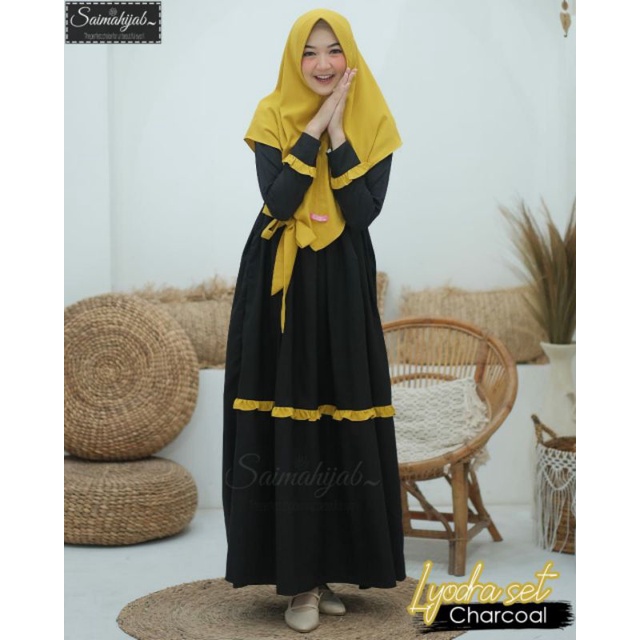 Jual Lyodra Dress set by Saima hijab | Shopee Indonesia