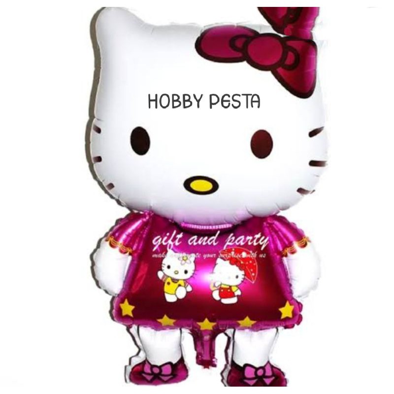 Jual BALON FOIL HELLO KITTY BESAR / BALON HK JUMBO / BALON KARAKTER ...