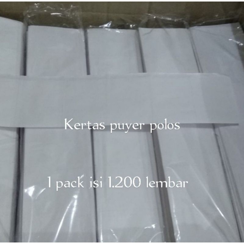 Jual Kertas Puyer polos/bungkus obat kertas puyer | Shopee Indonesia