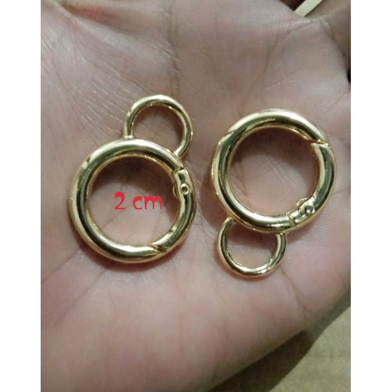 Jual Ring bulat kuping. buka tutup 2 cm ( harga 1 pcs ) | Shopee Indonesia