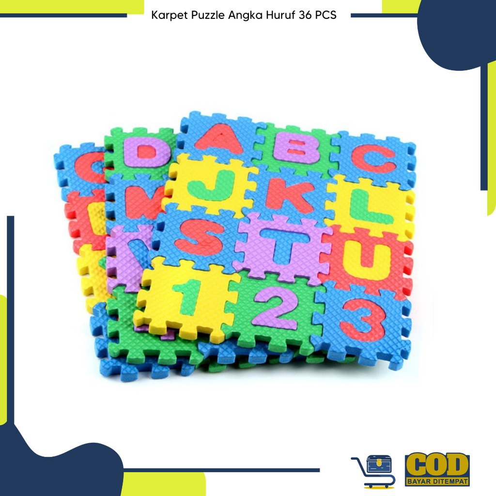 Jual Karpet Puzzle Angka Huruf Anak 36 Pcs Foam Alfabet Edukasi ...
