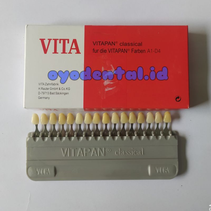 Jual Dental Shade Guide VITA / classical vitapan / acuan panduan warna ...