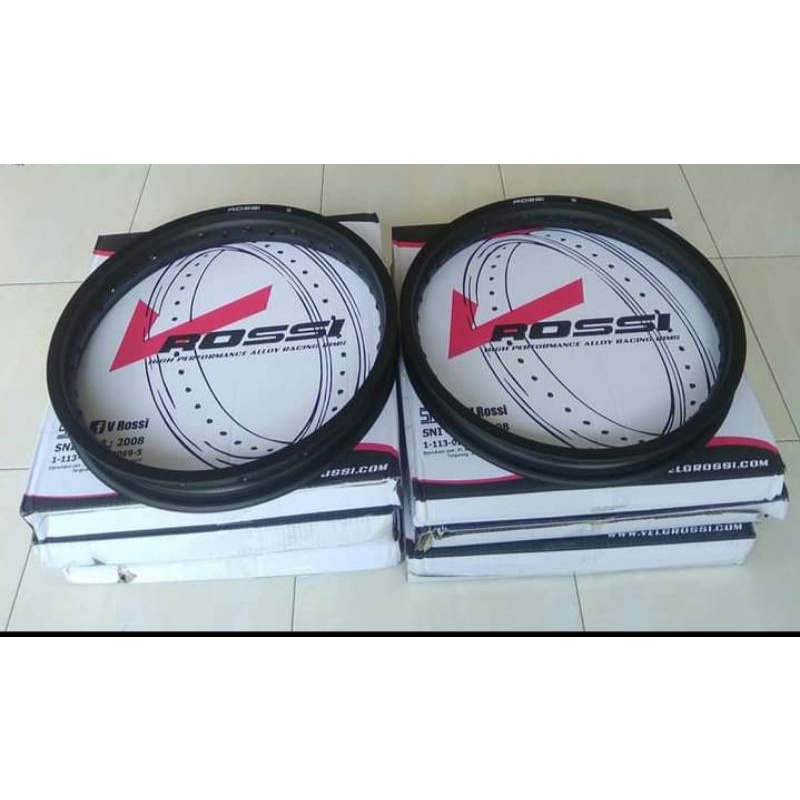 Jual velg velk Rossi ring 18 ukuran 160-185 hitam doff | Shopee Indonesia