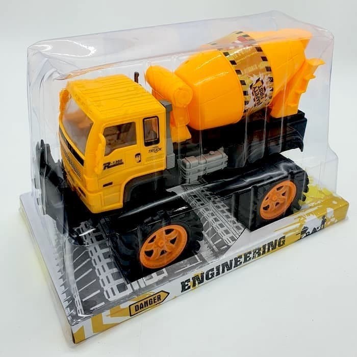 Jual Mobil Truk Molen Konstruksi Semen Mobilan Plastik Mainan Anak ...